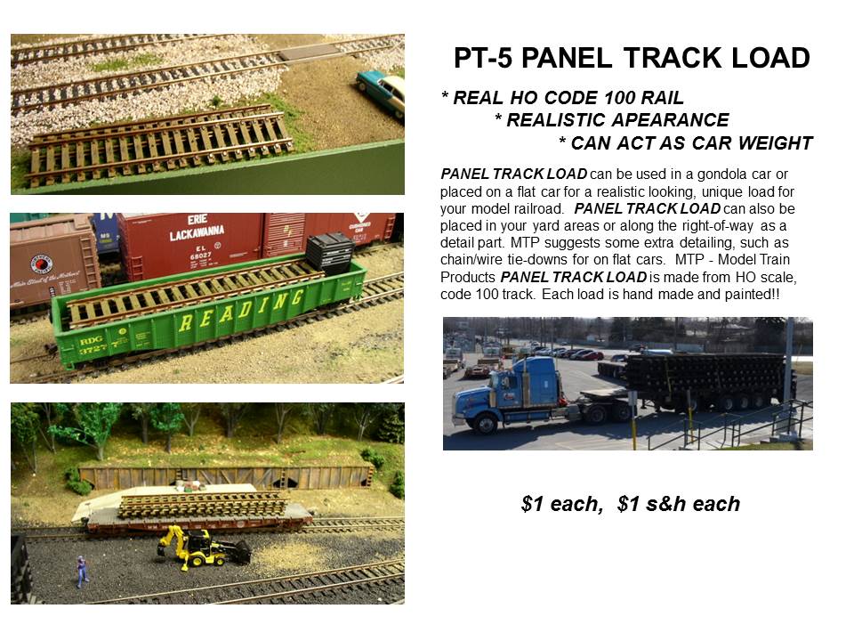 Panel Track – MTP – Model Train Products